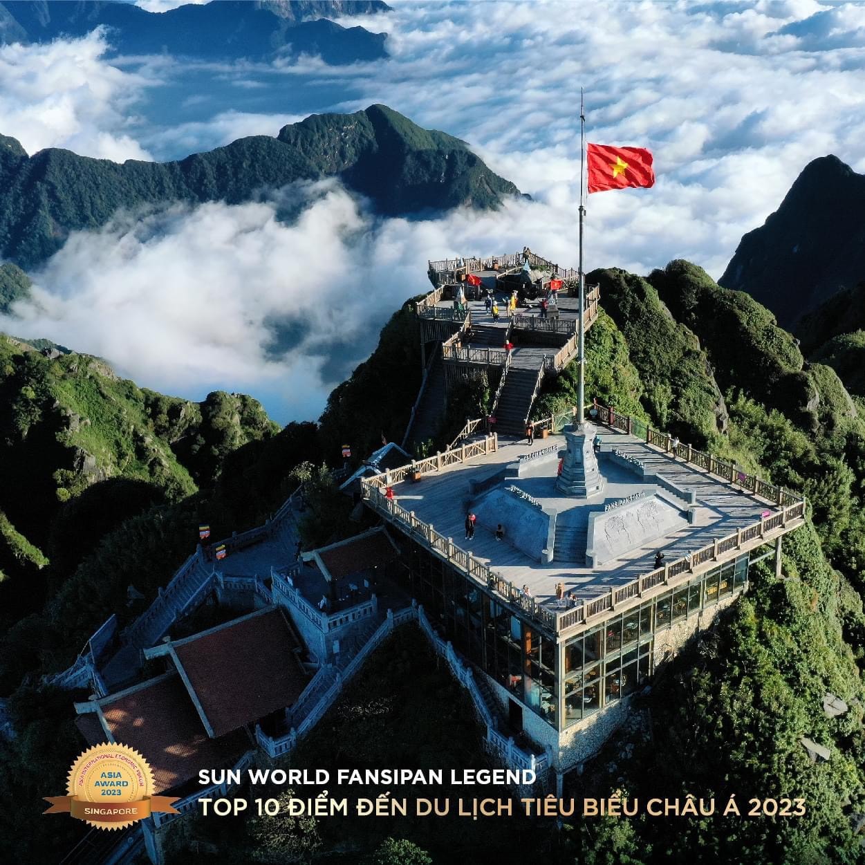 Sun World Fansipan Legend honoured at Asia Awards 2023