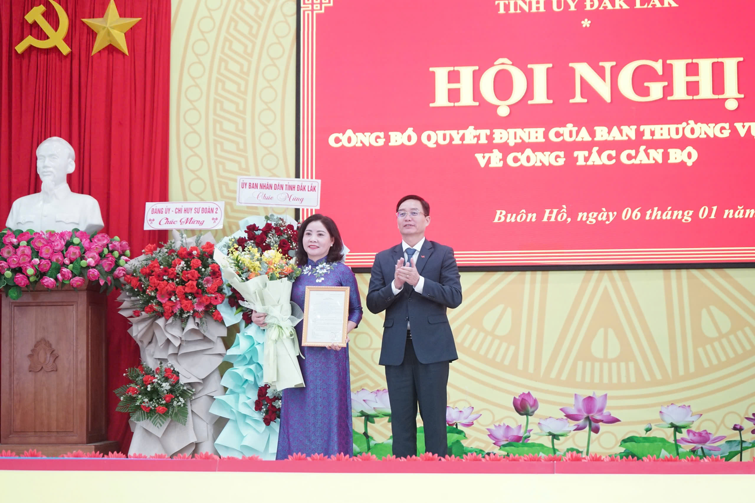 Phó Chủ tịch UBND tỉnh Đắk Lắk được điều động giữ chức Bí thư Thị ủy ...