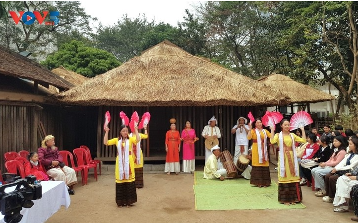 Traditional house of the Cham