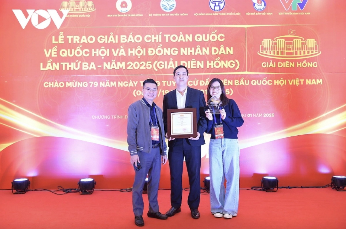 VOV wins three prizes at Dien Hong Award 2025
